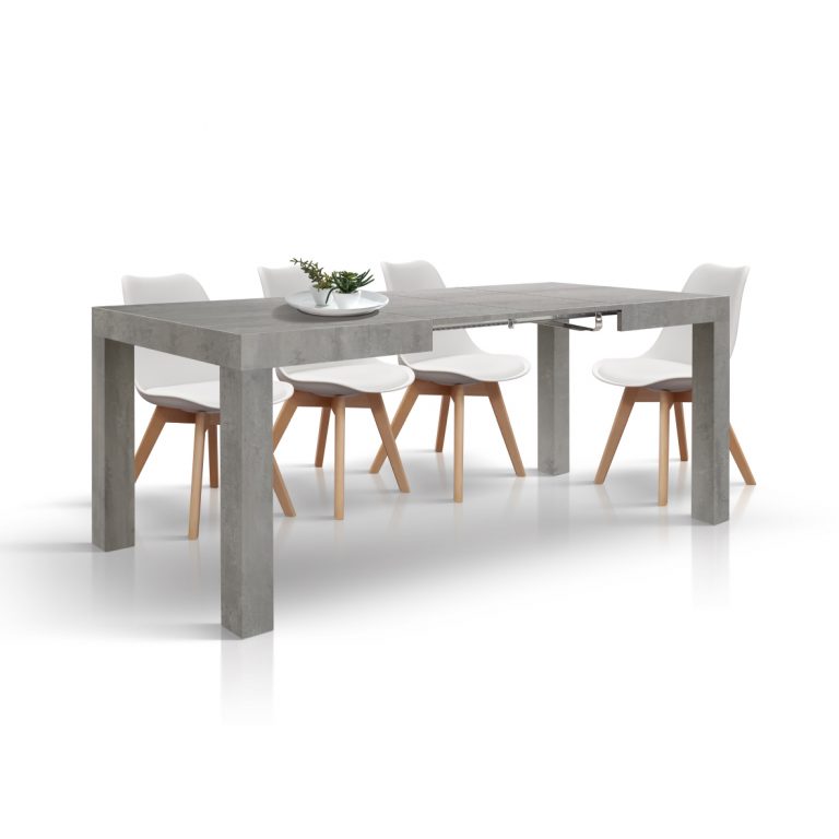 Tavolo allungabile George da 160 a 240 con gambe incrociate nere ...