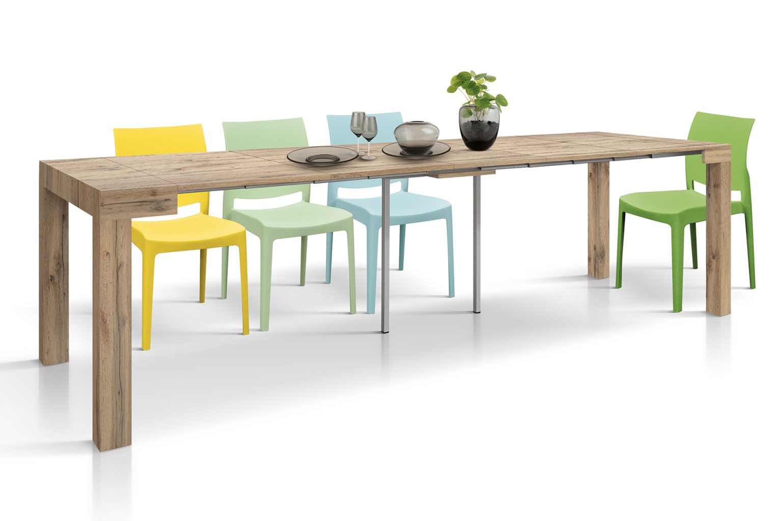 Consolle allungabile Doris Rovere Rustico - Pazzo Design